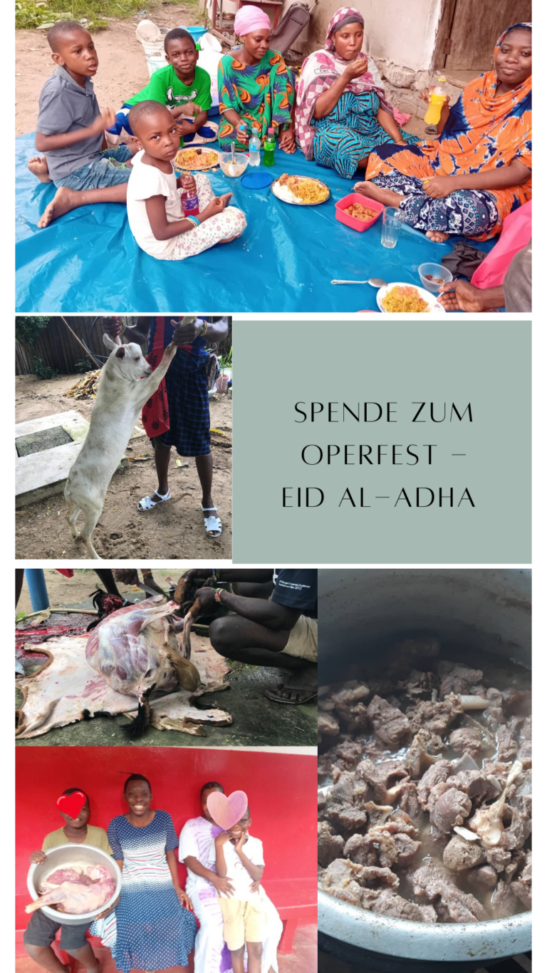 Gemeinsam teilen und helfen – Ziegen und Hühner zum Opferfest Eid al ...